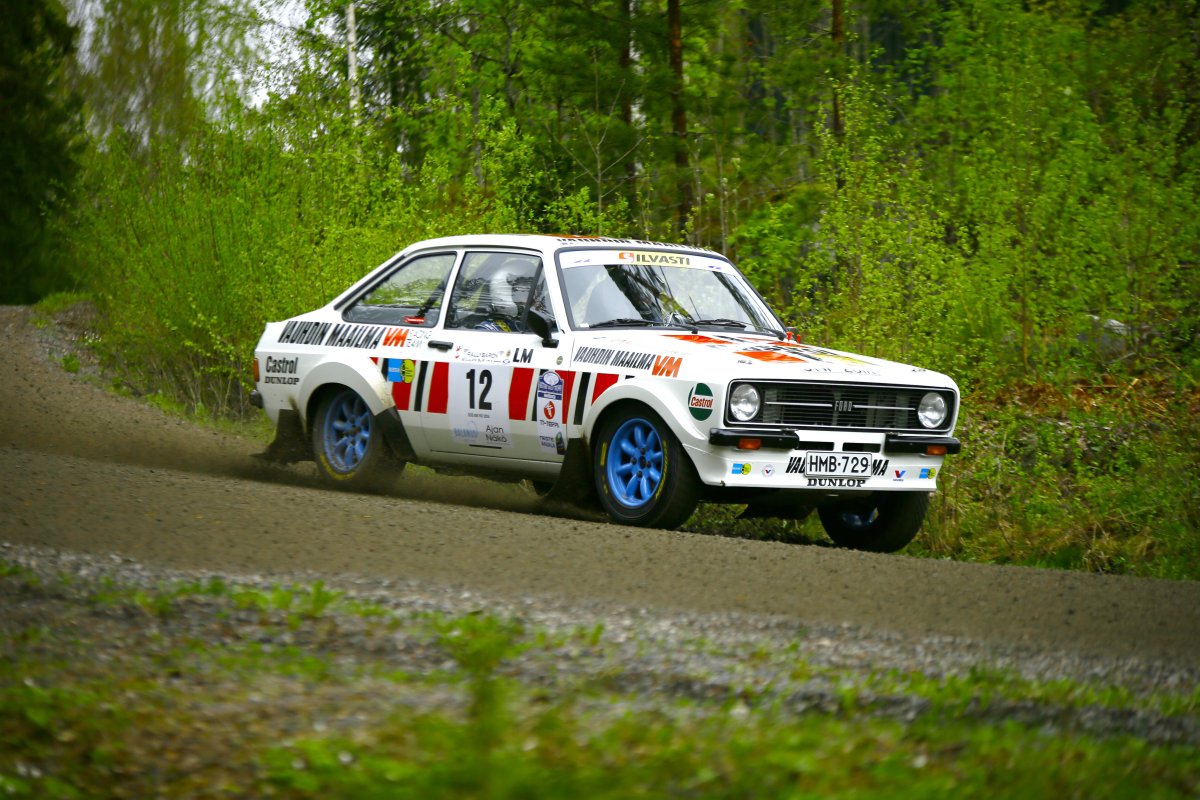 Historic Rally Trophy -sarjan Mäntsälä-rallin viimeinen erikoiskoe ...
